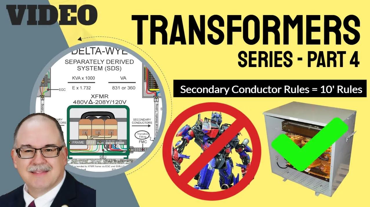 Transformer Series Part 4 10 Secondary Conductors Rules